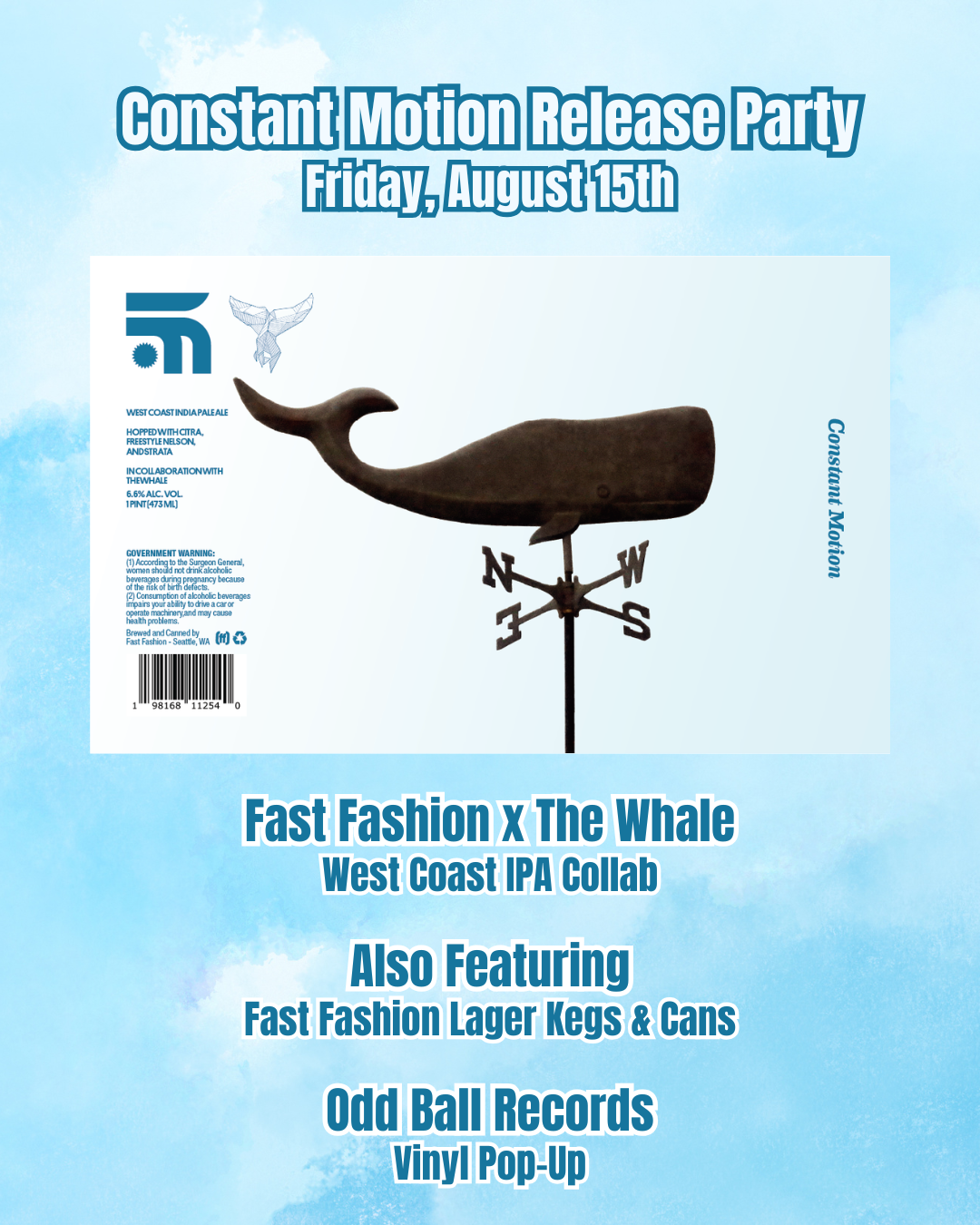 Fast Fashion x The Whale Collab Party :: The Whale :: A Craft Beer Collective