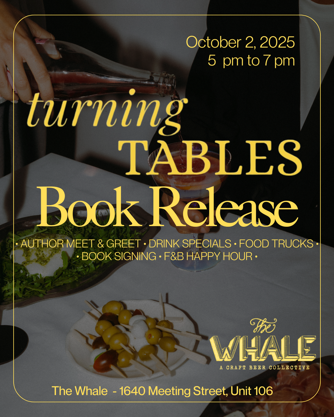Turning Tables Book Release Party :: The Whale :: A Craft Beer Collective